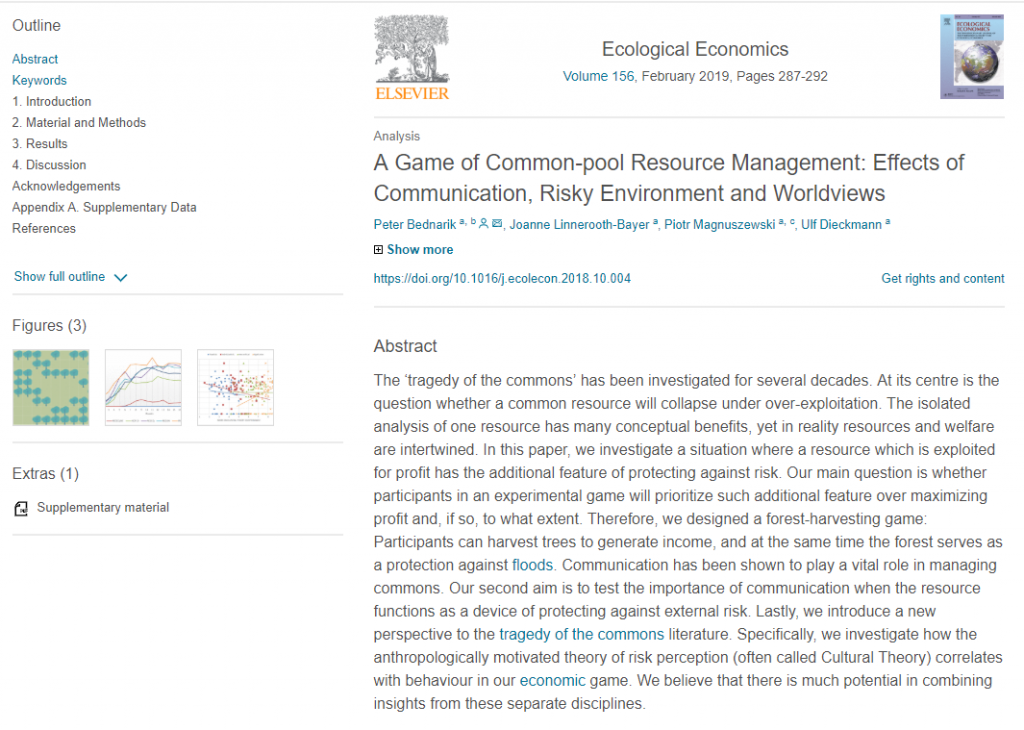 Centre for Systems Solutions Elsevier_common pool resources_website ...